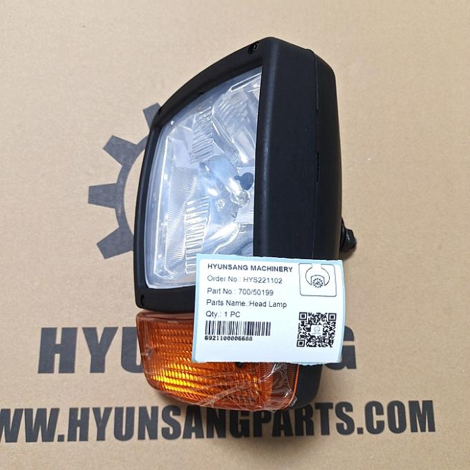 Head Lamp 24V 700/50199 70050199 For 3CX 4CX Excavator Electrical Parts
