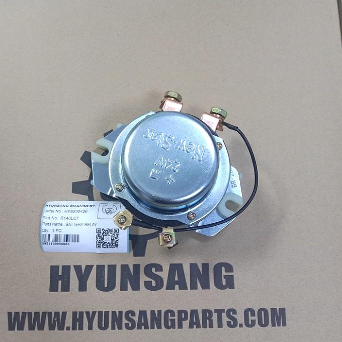 R140LC7 Battery Relay Excavator Spare Parts For Construction Machine