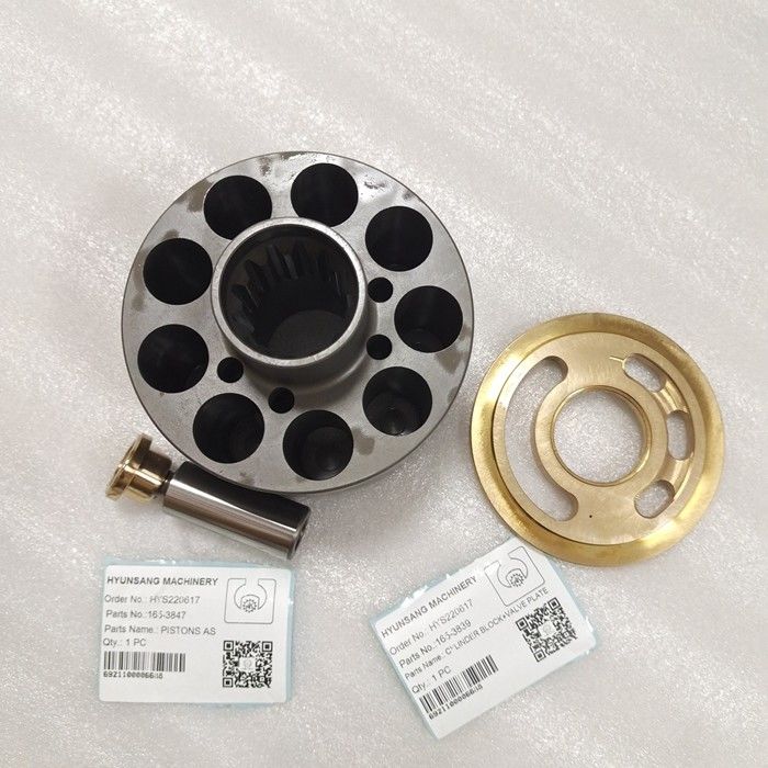 Hyunsang Excavator Parts Cylinder Block Valve Plate Piston As 165-3839 ...