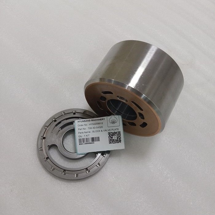 Hyunsang Block And Valve Plate 708-3D-04320 7083D04320 Of PC130 PC138 ...