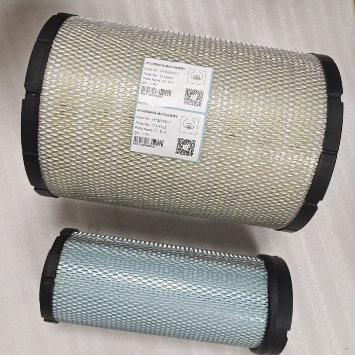 Excavator Parts Air Filter 131-8821 1318821 131-8822 1318822 For E300B ...