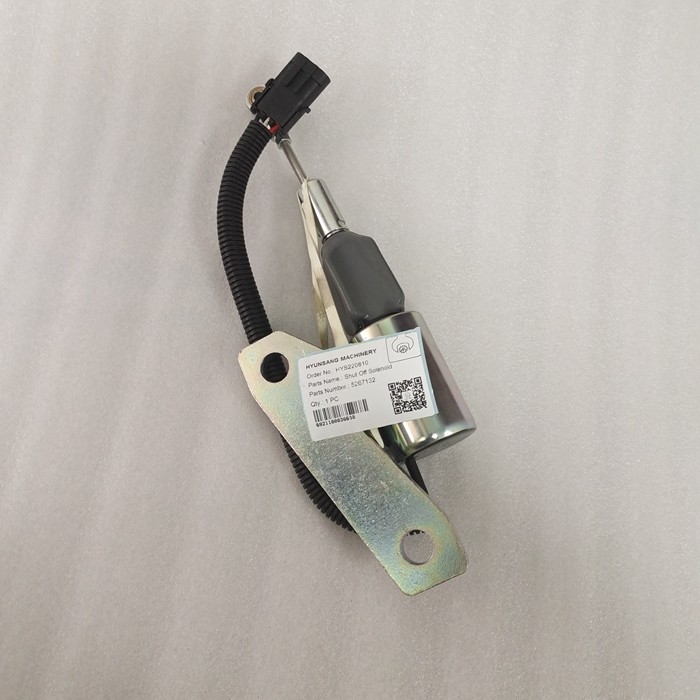 Diesel Parts Fuel Pump Shut Off Solenoid Valve 5267132 24V For Cummins 6BT