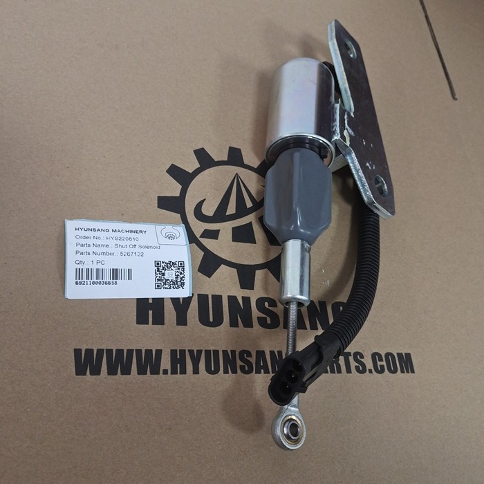 Diesel Parts Fuel Pump Shut Off Solenoid Valve 5267132 24V For Cummins 6BT