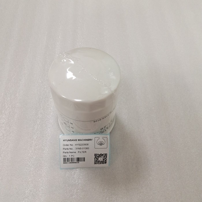 Hyunsang Construction Equipment Drain Filter 31N8-01360 For HW140 R140LC-9