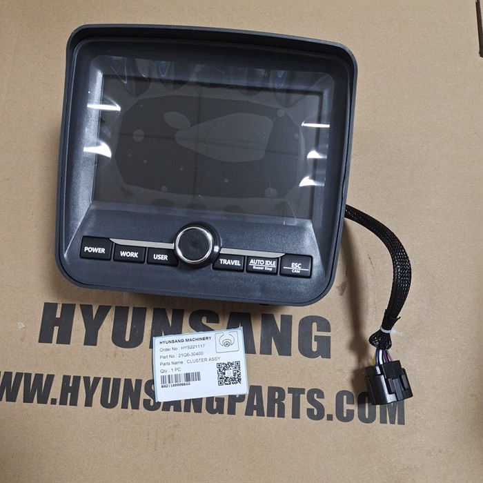 Hyunsang Excavator Parts Cluster Assy 21Q6-30400 21Q6-30104 For R220-9S ...