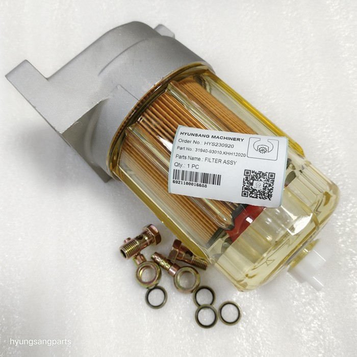 Excavator Filter Assembly 31940-93010 KHH12020 For CX130B CX160B CX210B ...