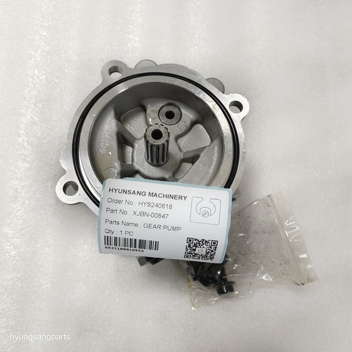 Excavator Parts Gear Pump XJBN-00847 XJBN-00520 XJBN-00002 For R290LC7 ...