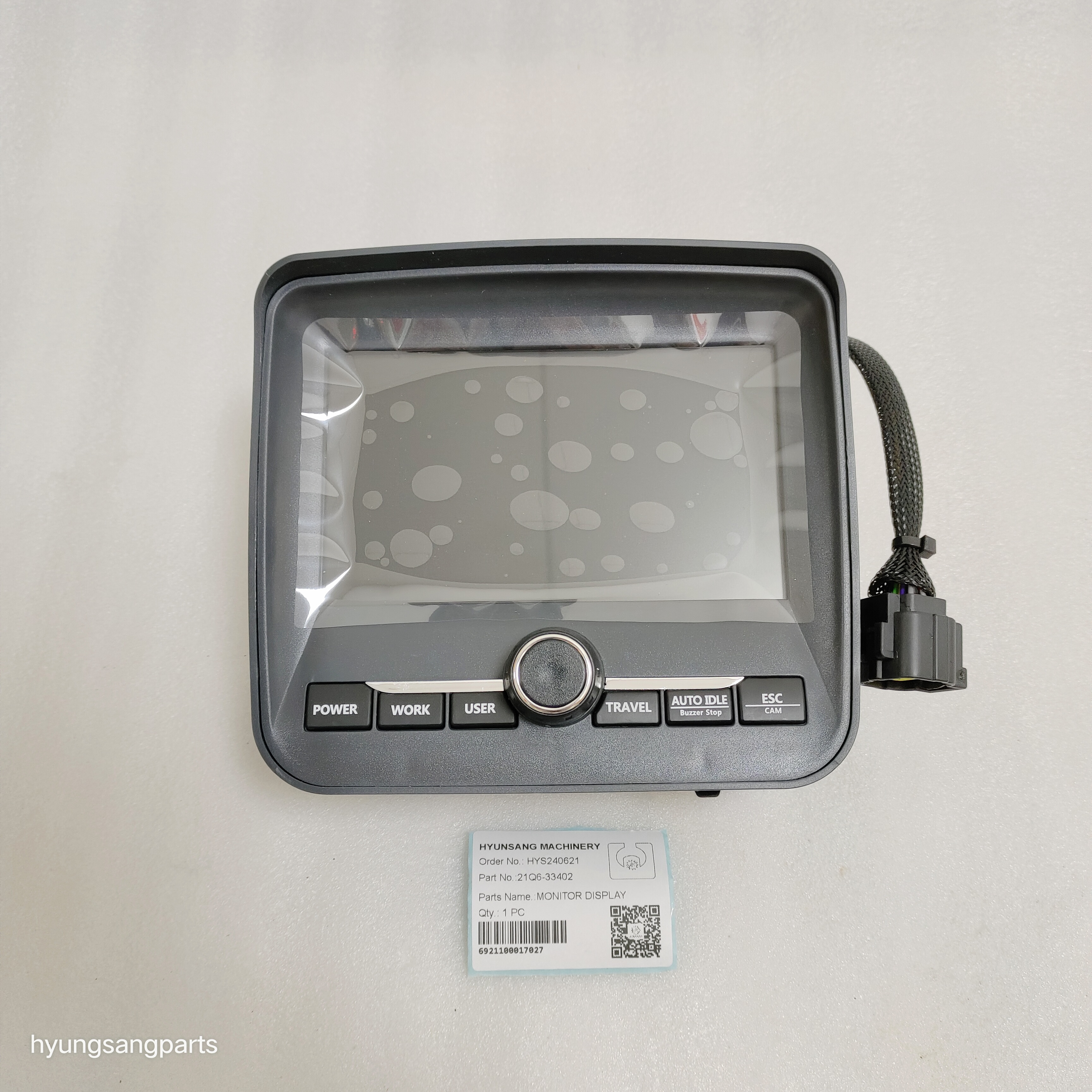 Hyunsang Excavator Parts Monitor Display 21Q6-33402 For Hyundai Excavator