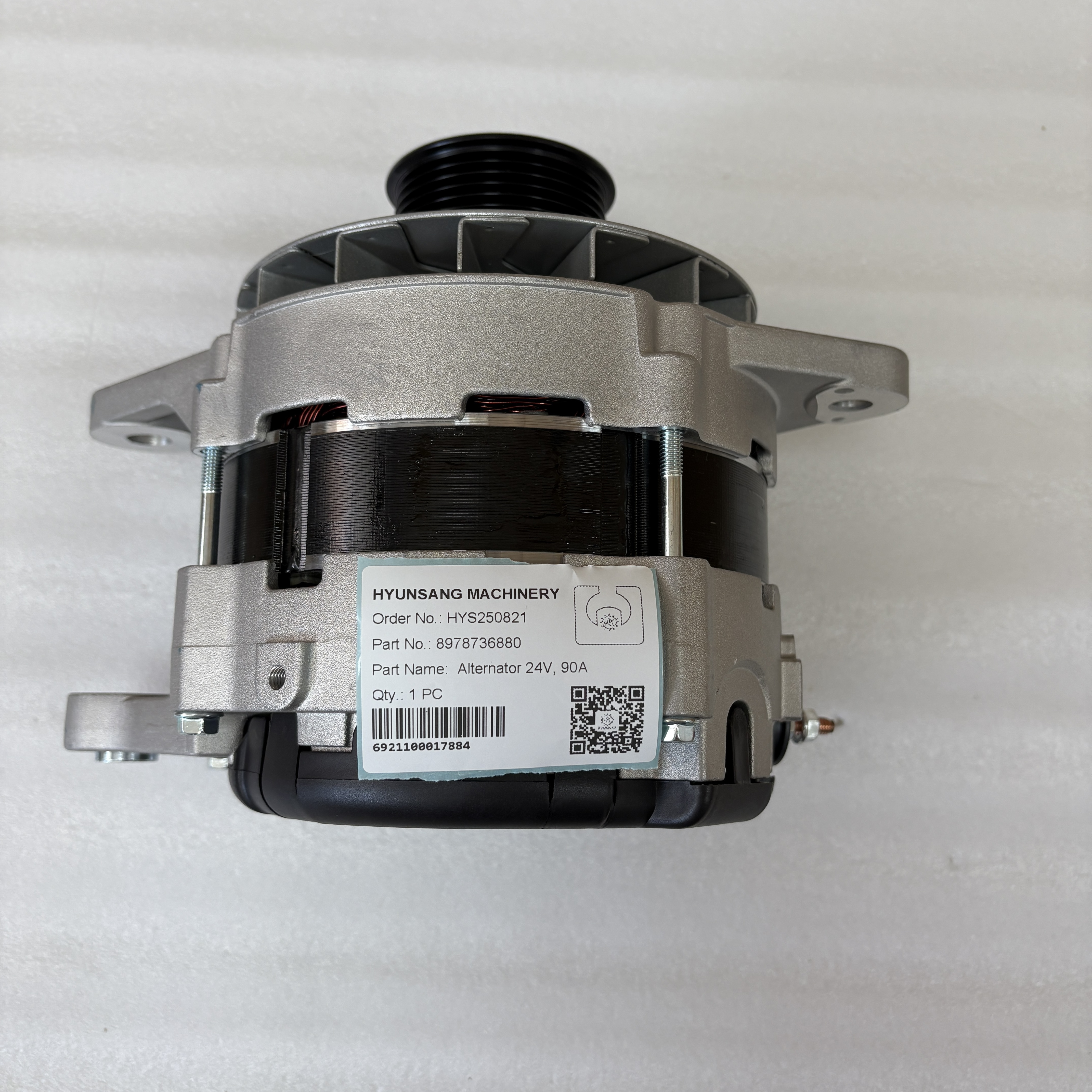 Hyunsang Parts Alternator 24V 90A 8978736880 for Isuzu 6WG1 Engine ...