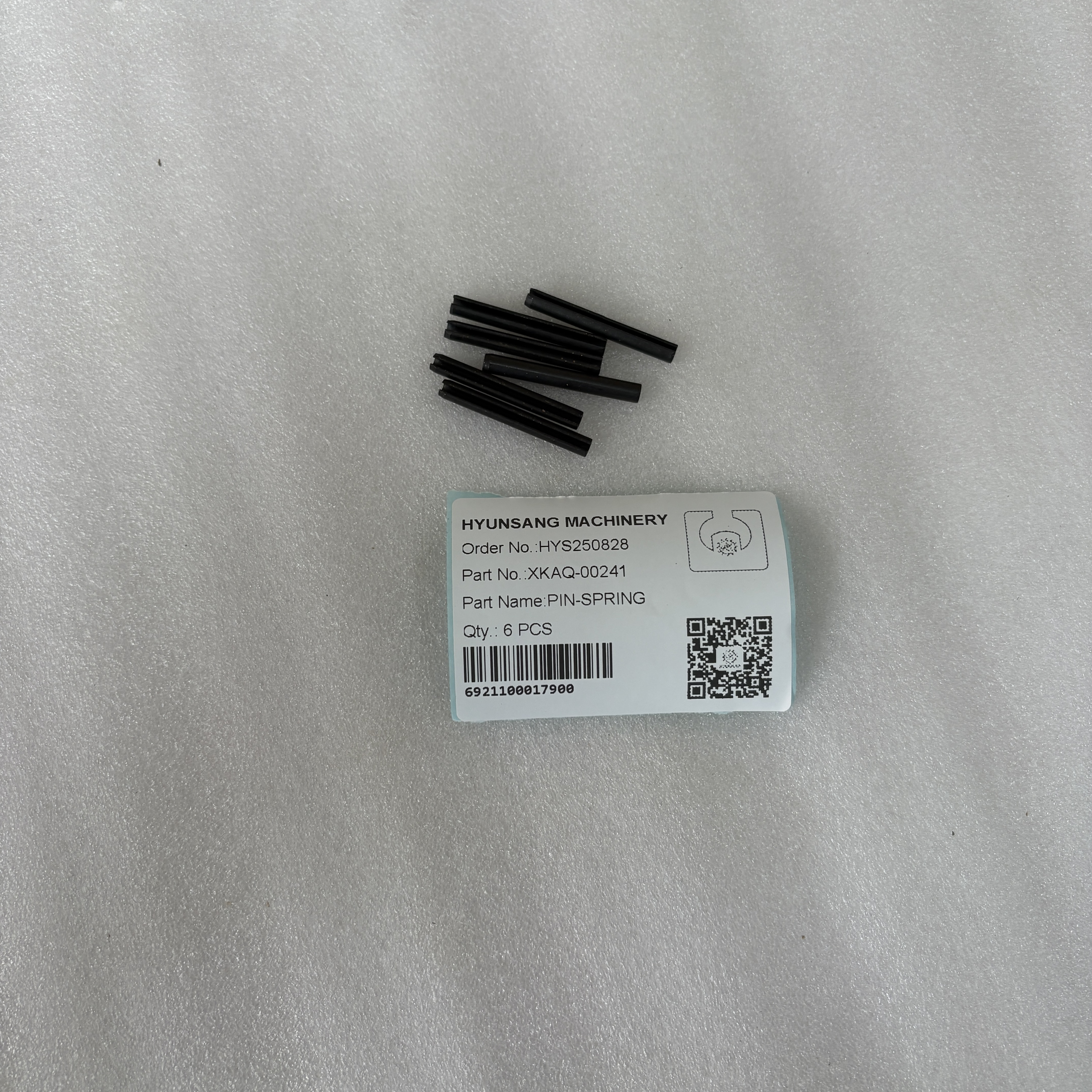 Excavator Parts PIN-SPRING XKAQ-00241 XKAQ-00232 XKAQ-00655 For HX140L ...