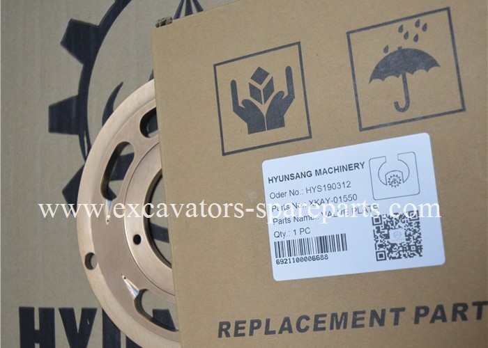 Valve Plate Excavator Hydraulic Parts XKAY-01550 XKAY-01551 XKAY-01552 ...