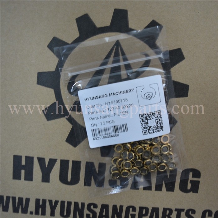 723-40-82220 Kobelco Filters VH136911810A YN35V00050F1 VH230812640A ...