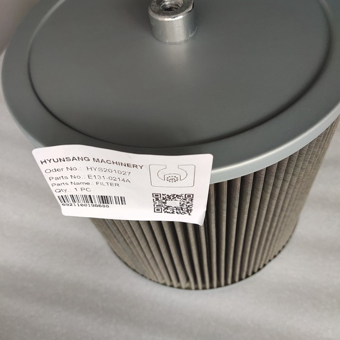 Filter E131-0214A E131-0214-A E1310214A Hyundai Excavator Spare Parts ...