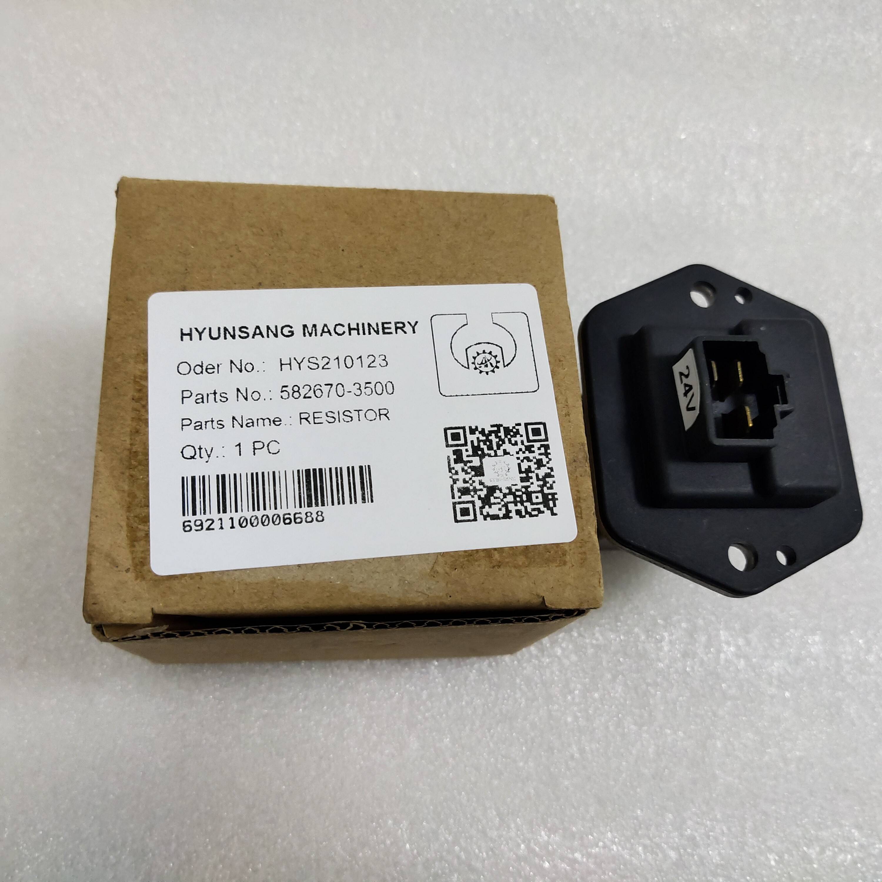 Aftermarket Parts Resistor 582670-3500 DK582670-3500 233-19-00011 For ...