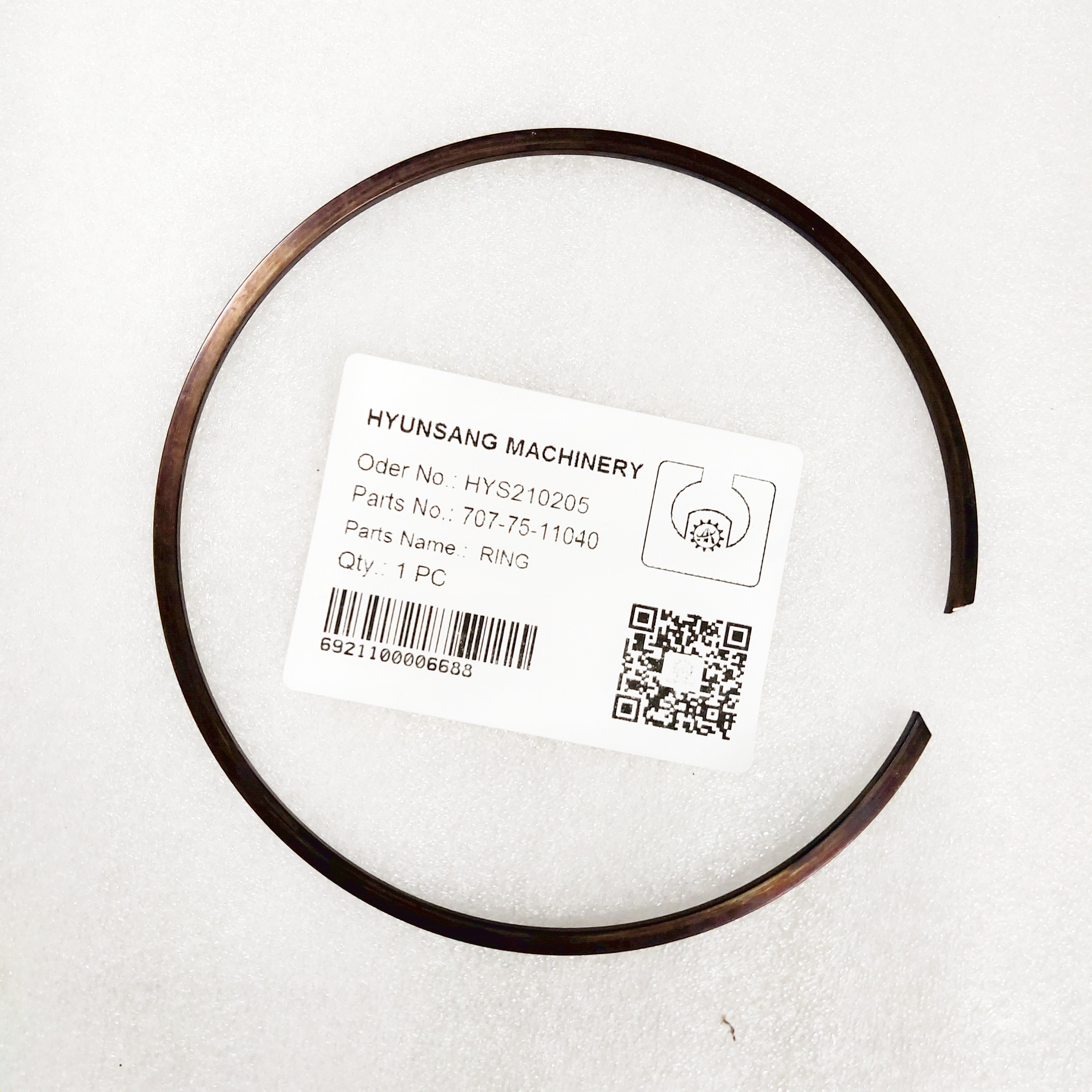 Excavator Parts Ring 707-75-11040 04065-03515 707-44-13180 707-44-95180 ...