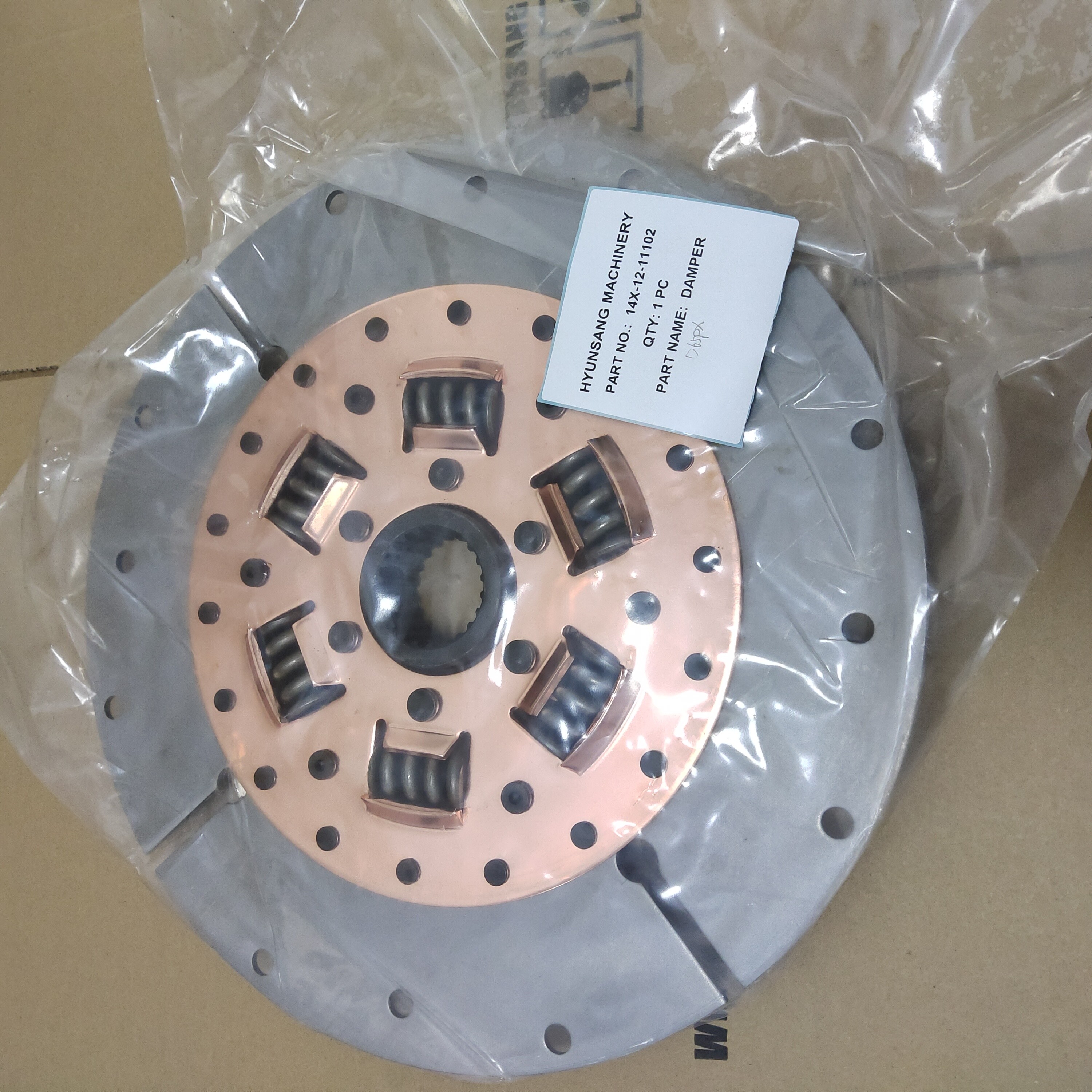 Disk Assy Damper 14X-12-11102 14X-12-11100 14X-960-3170 For Komatsu ...