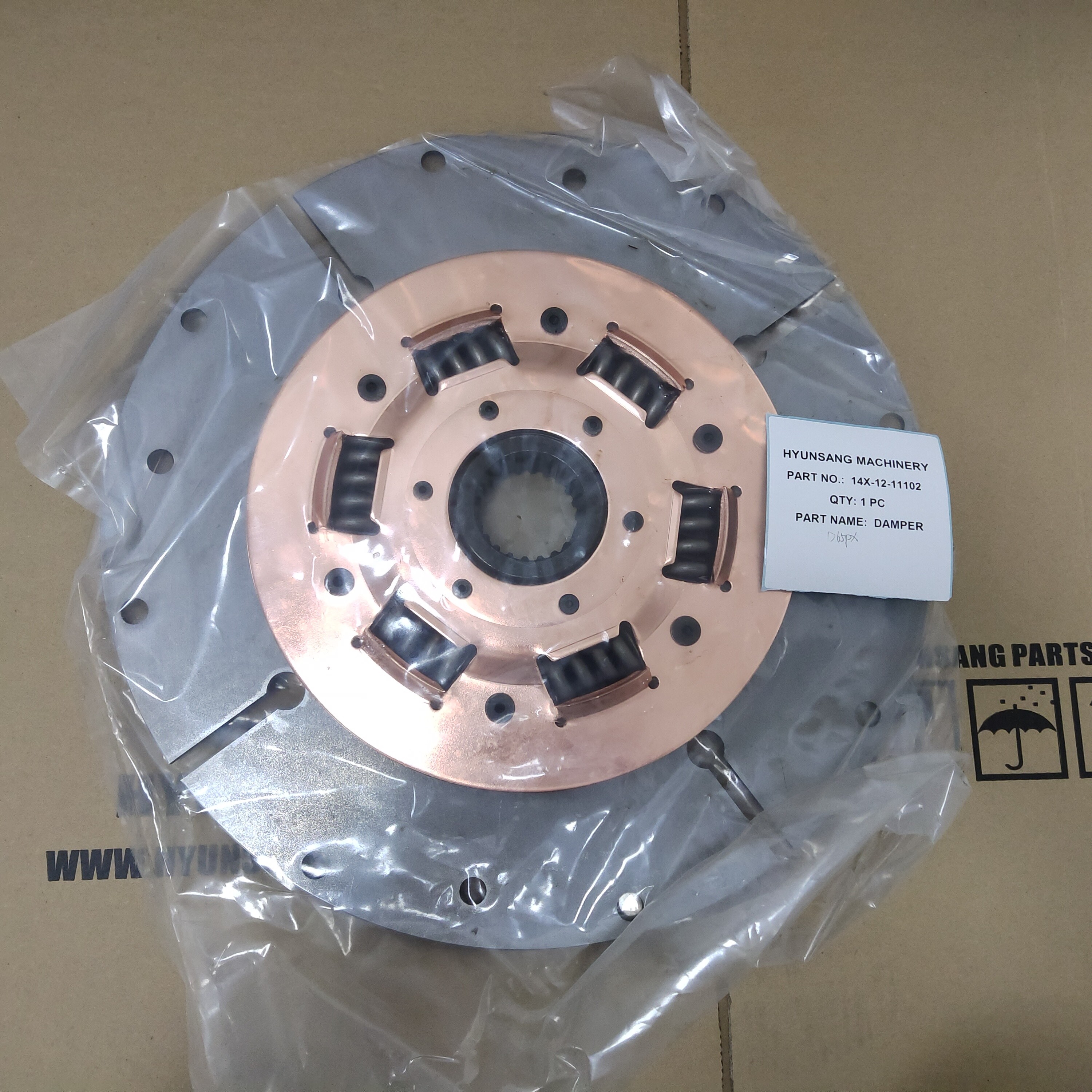 Disk Assy Damper 14X-12-11102 14X-12-11100 14X-960-3170 For Komatsu ...