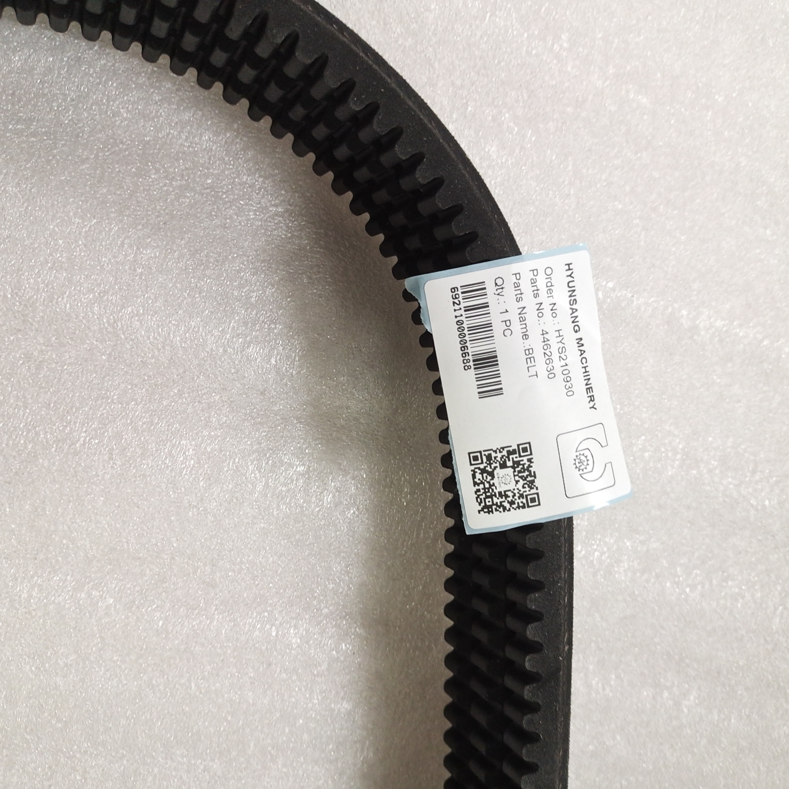 Hitachi Excavator Spare Parts Fan Belt 4462630 4617206 4414199 4601671 ...