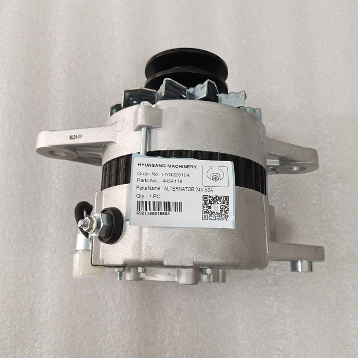 Excavator Electriacal Parts Alternator 24V-50A 4454118 4652325 4451456 ...