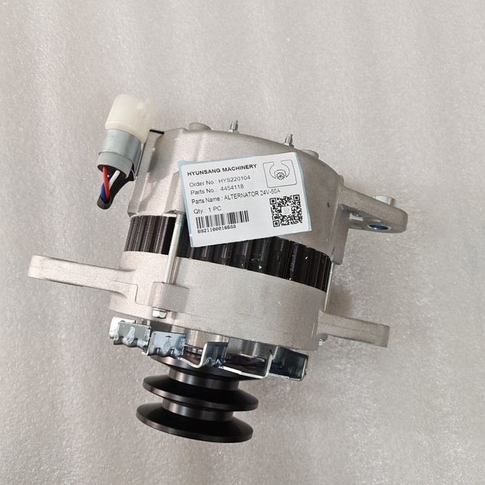 Excavator Electriacal Parts Alternator 24V-50A 4454118 4652325 4451456 ...