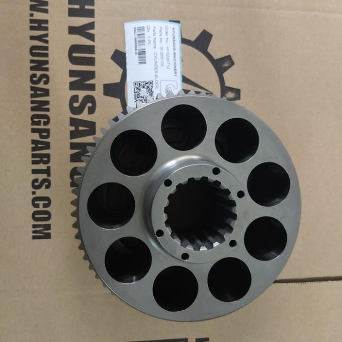 Hyunsang Excavator Gear Parts Hydraulic Cylinder Block 05/200100 For JS330