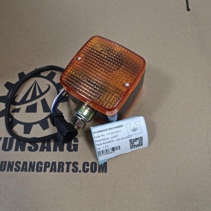 Excavator Parts Lamp 424-06-43221 4240643221 203-06-56140 For WA480 WA500