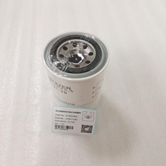 Hyunsang Construction Equipment Drain Filter 31N8-01360 For HW140 R140LC-9