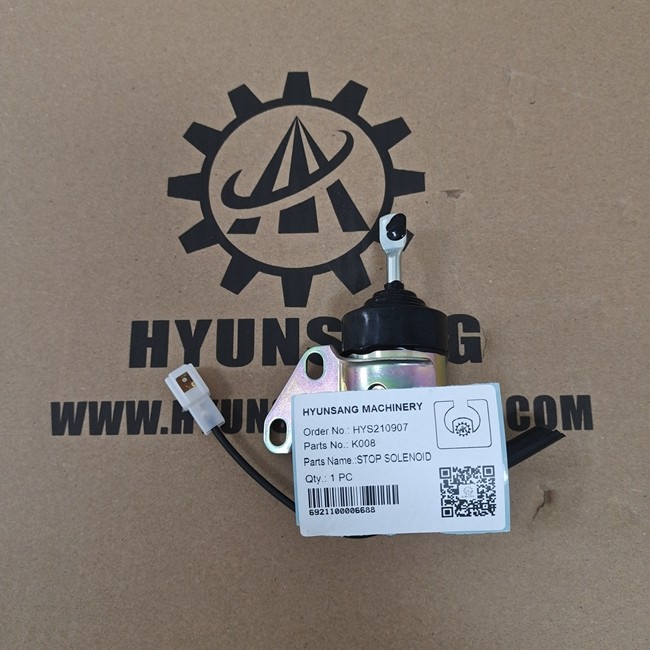Excavator Electrical Parts Stop Solenoid K008 17501886 186-1525 4288336