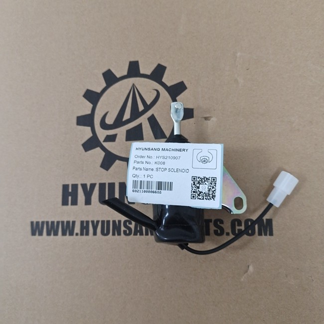 Excavator Electrical Parts Stop Solenoid K008 17501886 186-1525 4288336